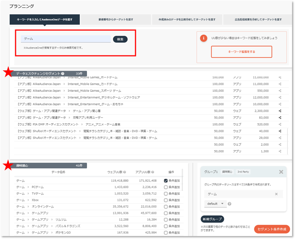 AudienceOne® リニューアル！マニュアルを必要としない、より直感的なUIへ【第2弾】 【DIGIFUL】デジフル